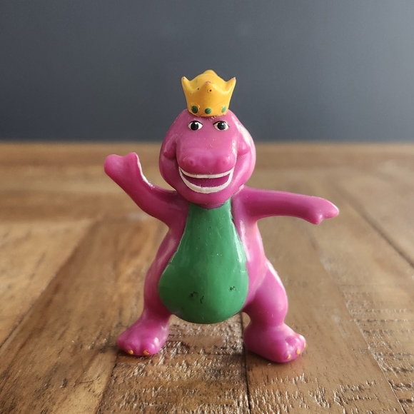 barney | Toys | Pvc Figure Barney The Purple Dinosaur With Crown 993 ...